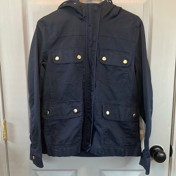 J. Crew | Jackets & Coats | J Crew Navy Blue Field Jacket | Poshmark